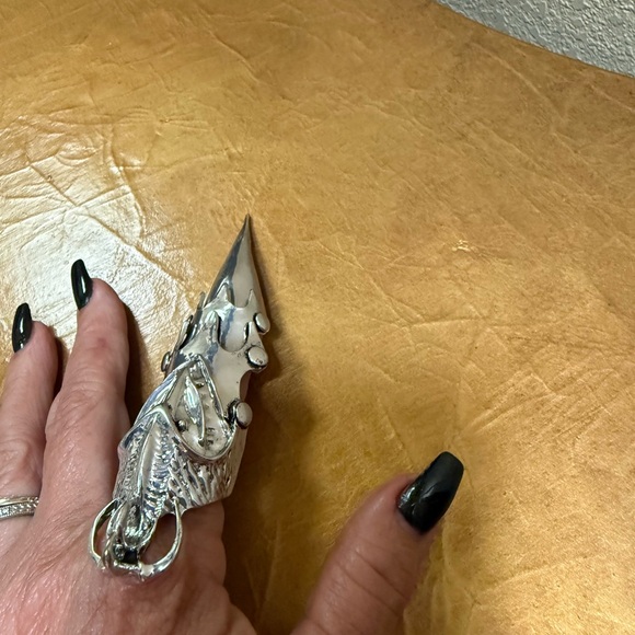 Jewelry | Silver Dragon Claw Armor Ring | Poshmark